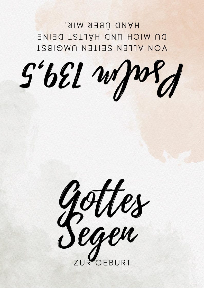 Gottes Segen, Glückwunsch Zur Geburt, Willkommen, Poster Und Karten Zum ...