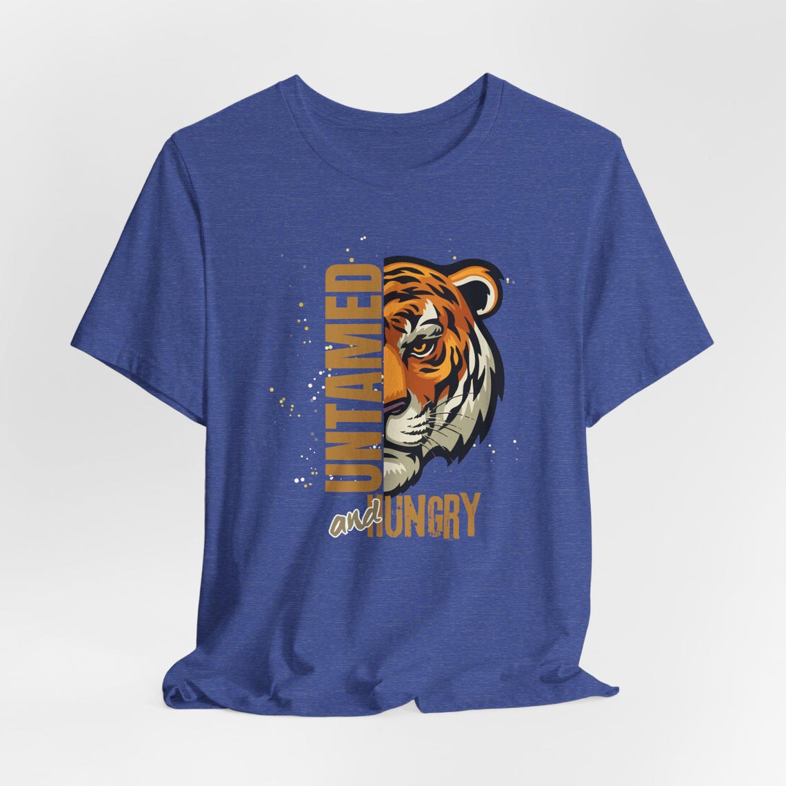 Untamed Tiger T-shirt - Wild Animal Graphic Tee, Adventure Jungle Shirt ...