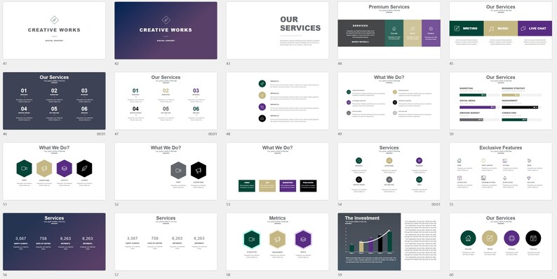 Professional Business Presentation Template for Sales and Consulting ...