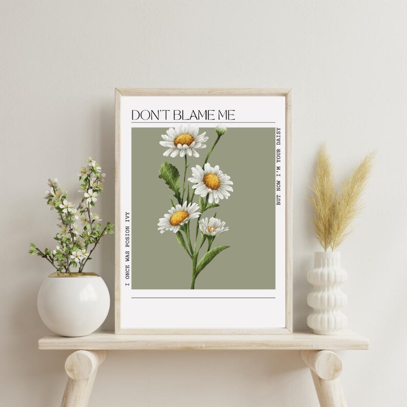 Taylor Swift Inspired Digital Poster Printable Wall Art for Swifties ...