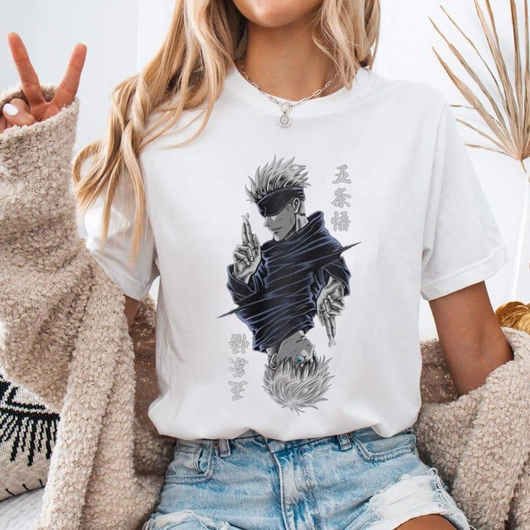 Gojo Satoru Shirt, Jujutsu Kaisen Shirt, Gojo Shirt, Gojo Vs Sukuna ...