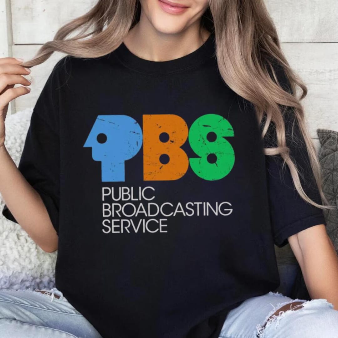 Vintage PBS Logo T-shirt - Retro Public Broadcasting Service Tee - 70s ...
