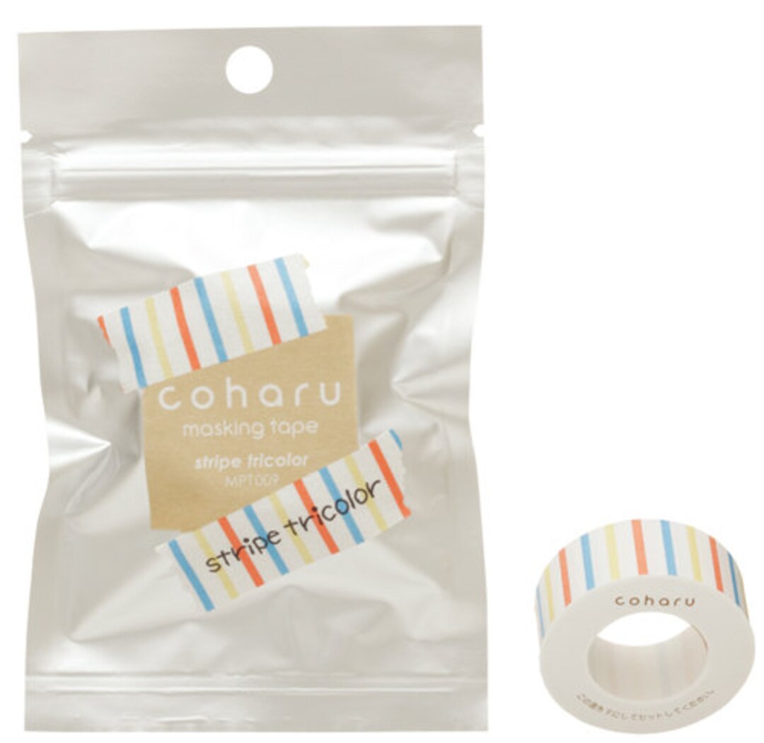 Coharu Masking Tape Stripe Tricolor. Can Use With Tepra Label Maker - Etsy