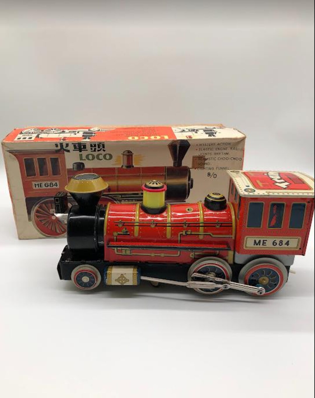Tin Train China Loco Vintage - Etsy