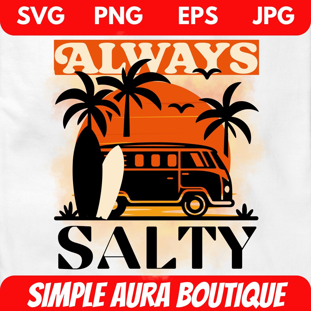 Always Salty Png,camper Png,sweatshirt Png,clip Art Png,palm Trees Png ...
