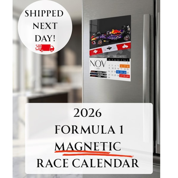 Formula 1 Advent Calendar - Etsy