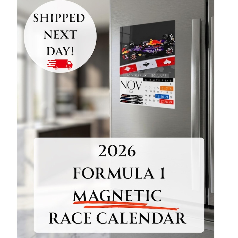 Formula 1 Advent Calendar - Etsy