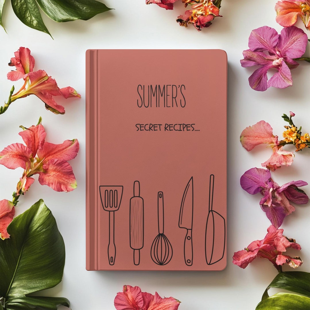 Personalized Recipe Notebook, Custom Cookbook, Personalized Recipe Book ...