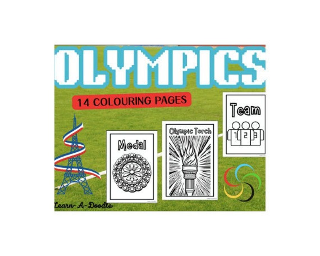 Olympic-sized Fun, 14 Printable Colouring Pages of Sports, Medals ...