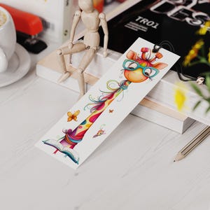 Quirky Animals (vol 1) Printable Bookmarks Set, Whimsical Colorful Art ...