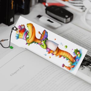 Quirky Animals (vol 1) Printable Bookmarks Set, Whimsical Colorful Art ...