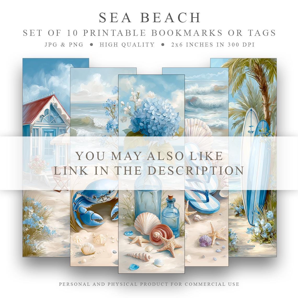 Jellyfish Bookmarks: Ocean Theme, Printable Readers (digital Download ...