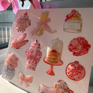 3D Stickers "illustrations" / Set of 11 Stickers for Case - Etsy