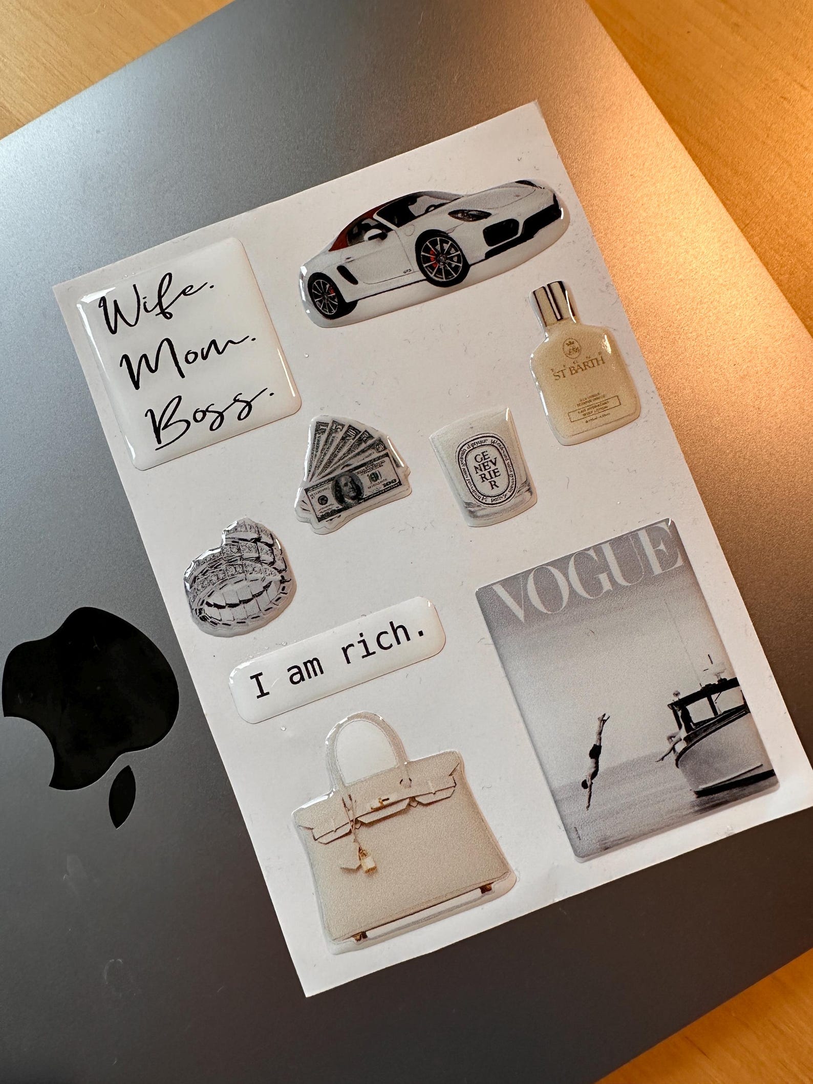 3D Stickers "luxury Vibe" / Set of 9 Stickers for Case - Etsy