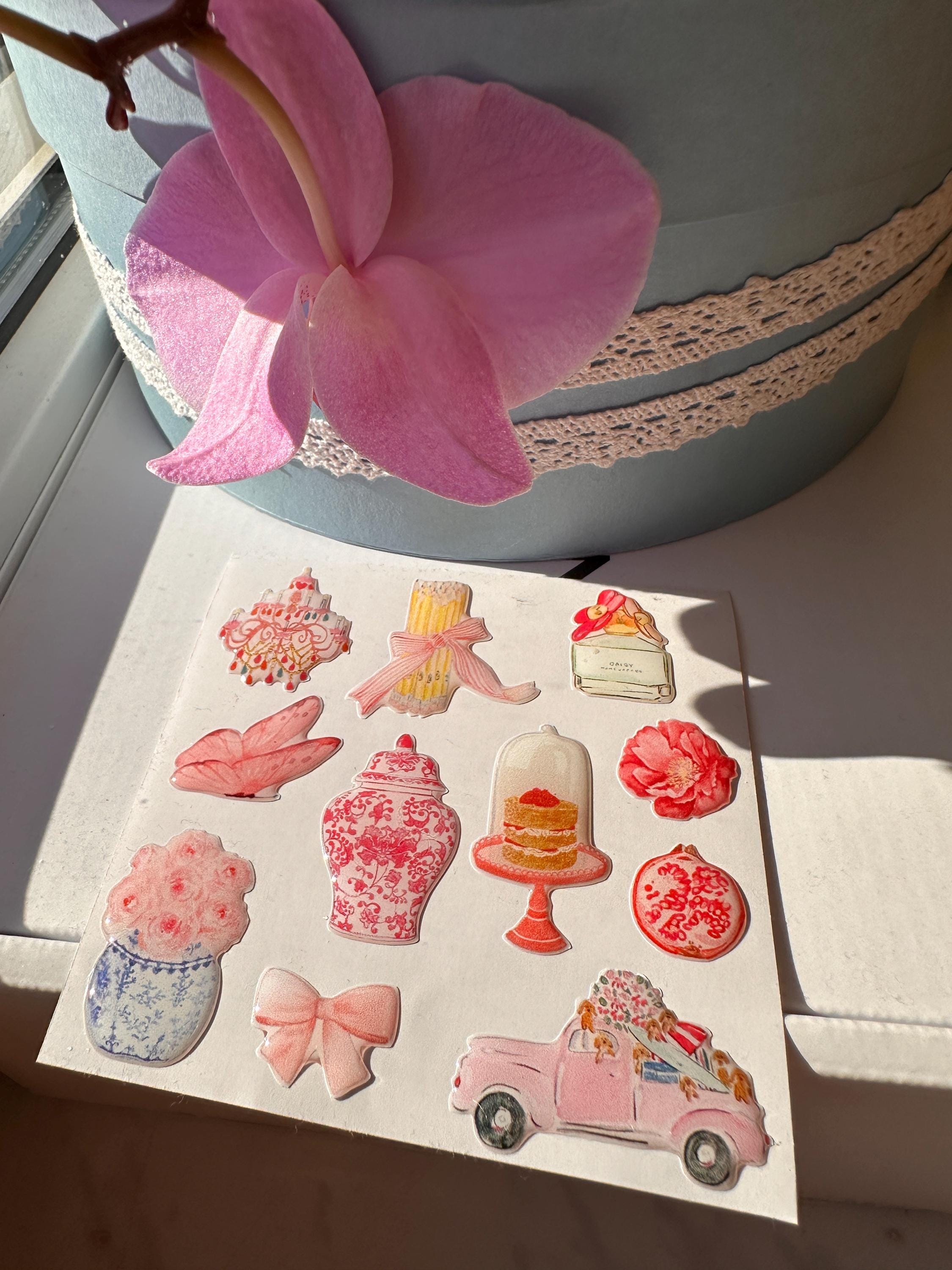 3D Stickers "illustrations" / Set of 11 Stickers for Case - Etsy