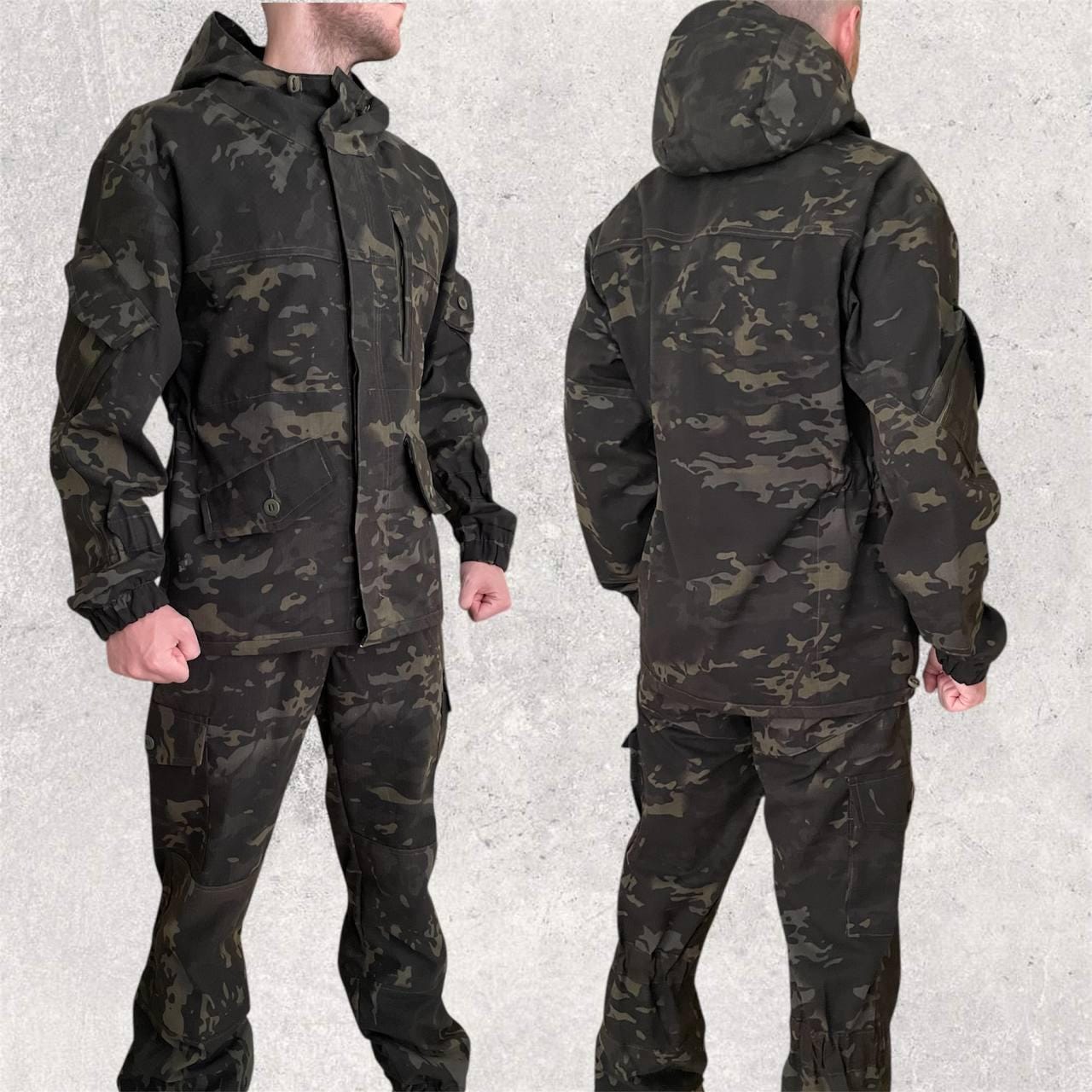 Ukrainian Combat Suit Gorka 5 Multicam Black Uniform With Tactical ...