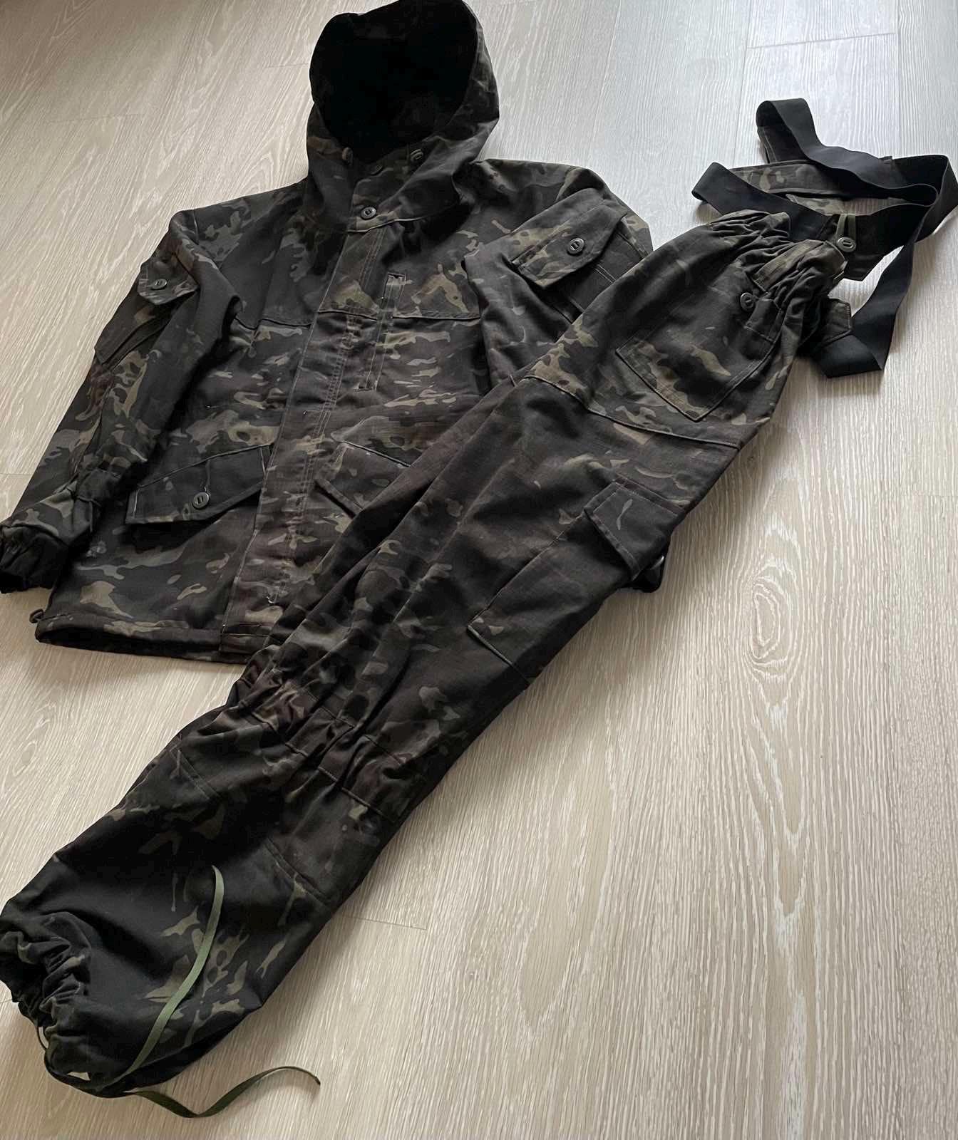 Ukrainian Combat Suit Gorka 5 Multicam Black Uniform With Tactical ...