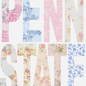 Penn State Floral Print - Etsy