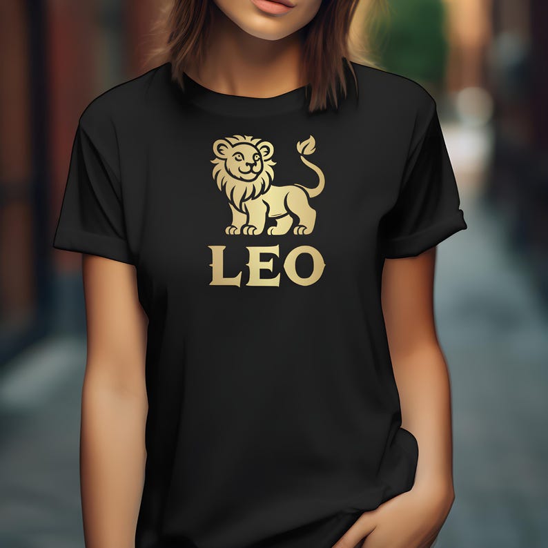 Gold Leo SVG Bundle, Zodiac Sign Theme PNG SVG Cut Files, Digital ...