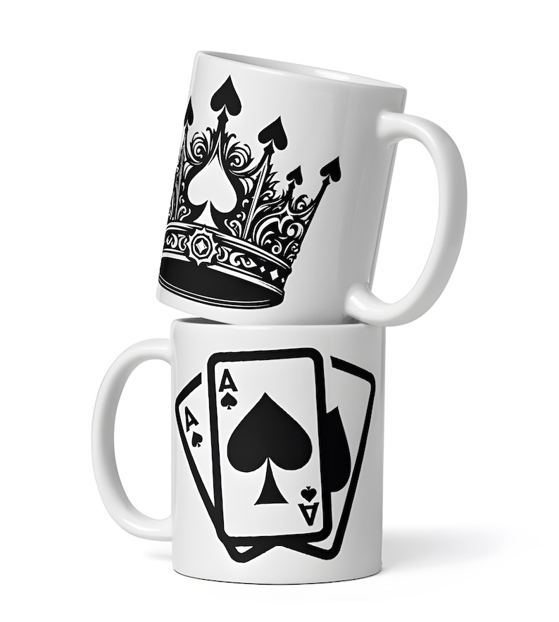 Spades SVG PNG Bundle | Spades Playing Card Themed Designs | Digital ...