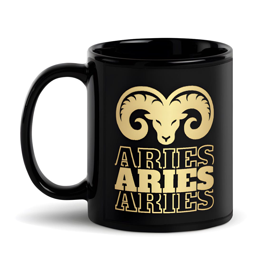 Gold Aries SVG Bundle, Zodiac Sign Theme PNG SVG Cut Files, Digital ...