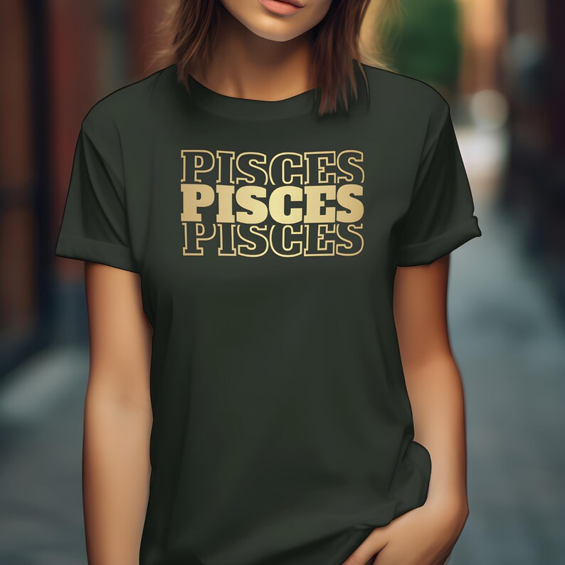 Gold Pisces SVG Bundle, Zodiac Theme PNG SVG Cut Files, Digital ...