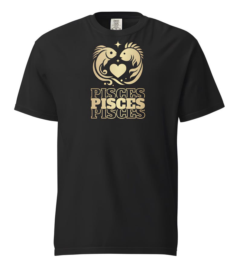 Gold Pisces SVG Bundle, Zodiac Theme PNG SVG Cut Files, Digital ...