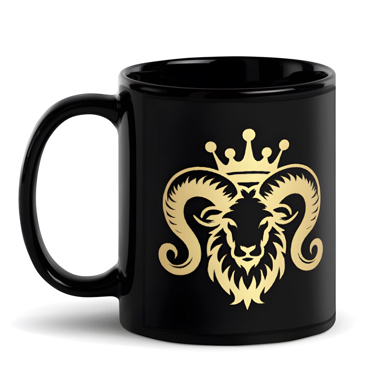 Gold Aries SVG Bundle, Zodiac Sign Theme PNG SVG Cut Files, Digital ...