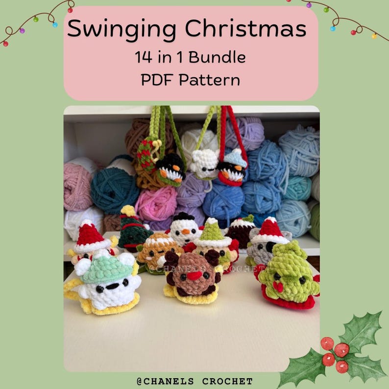 Swinging Christmas Bundle PDF Patterns English (14 in 1) - Etsy