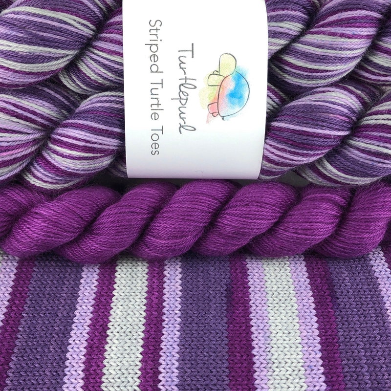 Hand Dyed Self Striping Yarn - Etsy