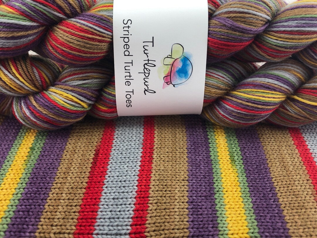 THE Doctor - Hand Dyed Self Striping Sock Yarn - Etsy