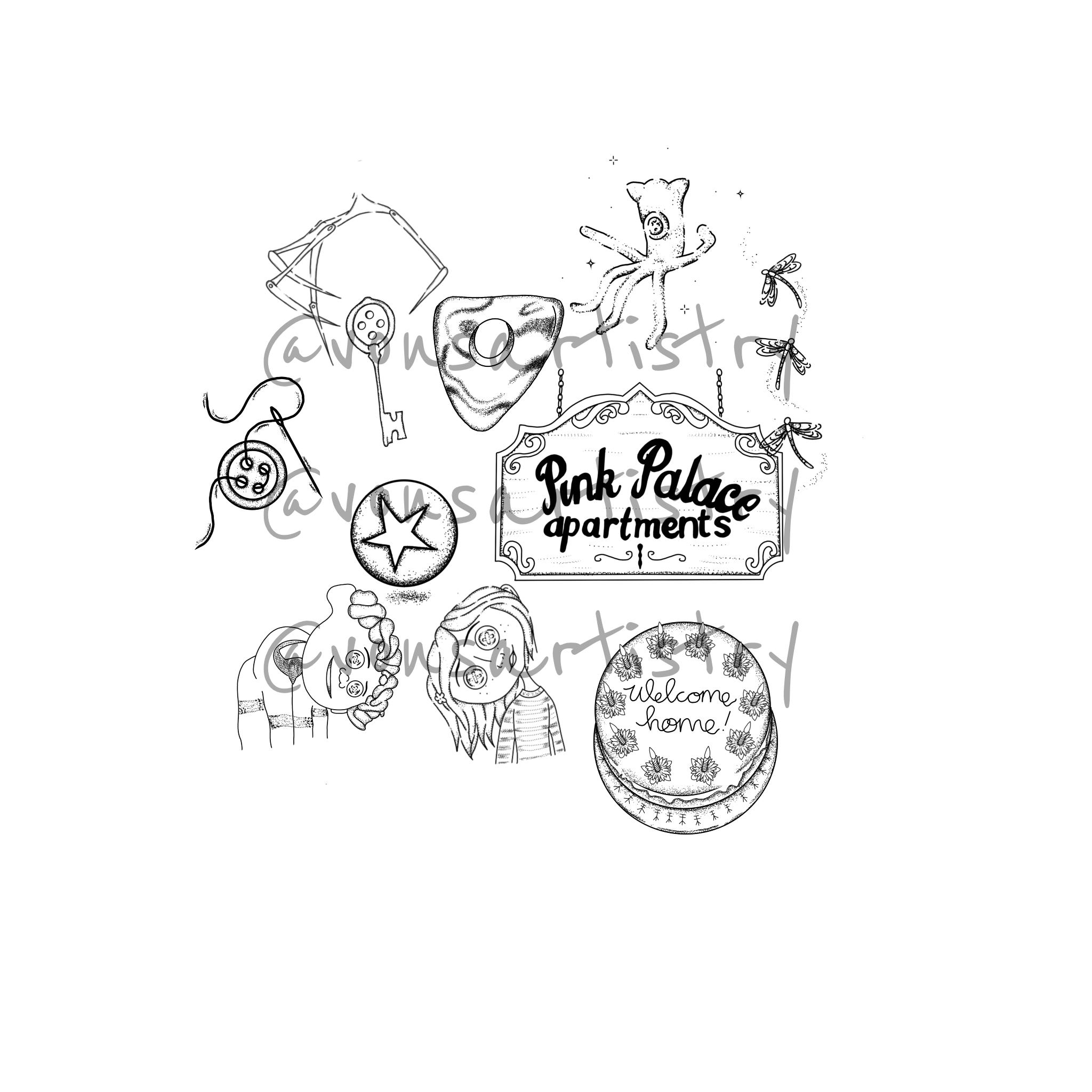 Welcome Home Inspired Fine Line Tattoo Ticket! - Etsy