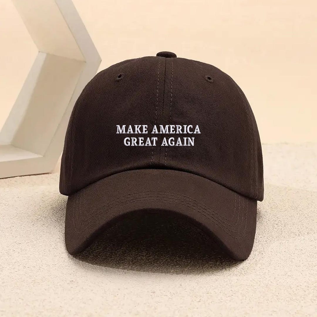 Embroidered Make America Great Again Hat, President Donald Trump Hat ...