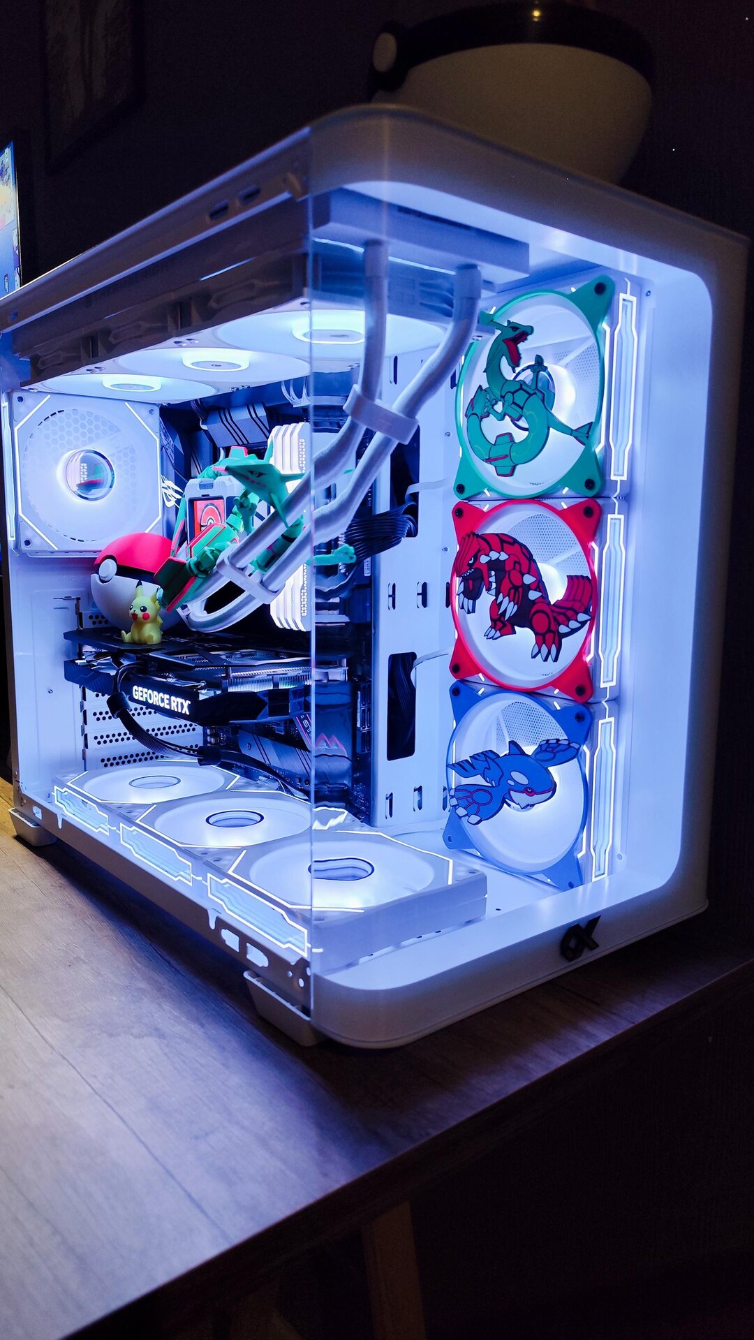 Custom Pc Fan Grill Legendary Trio Pokemon - Etsy