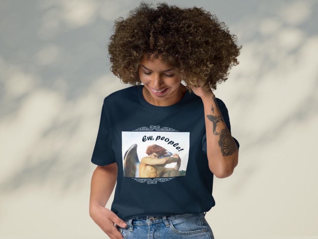 The Fallen Angel Inspired T-shirt for Introverts - Etsy