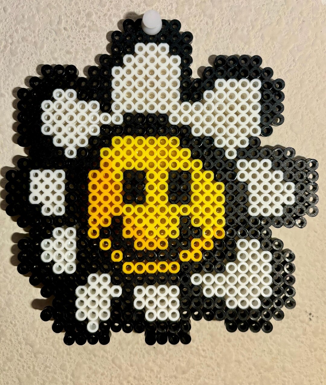 Yoshi’s Island Smiley Flower Perler Bead Art - Etsy