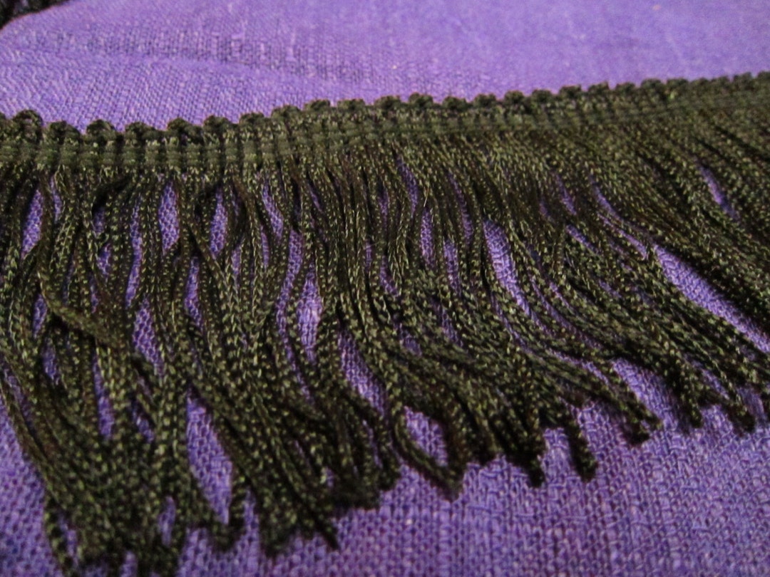 15 1/2 Yards Black Chainette Fringe on the Bolt New Sewing Supplies - Etsy