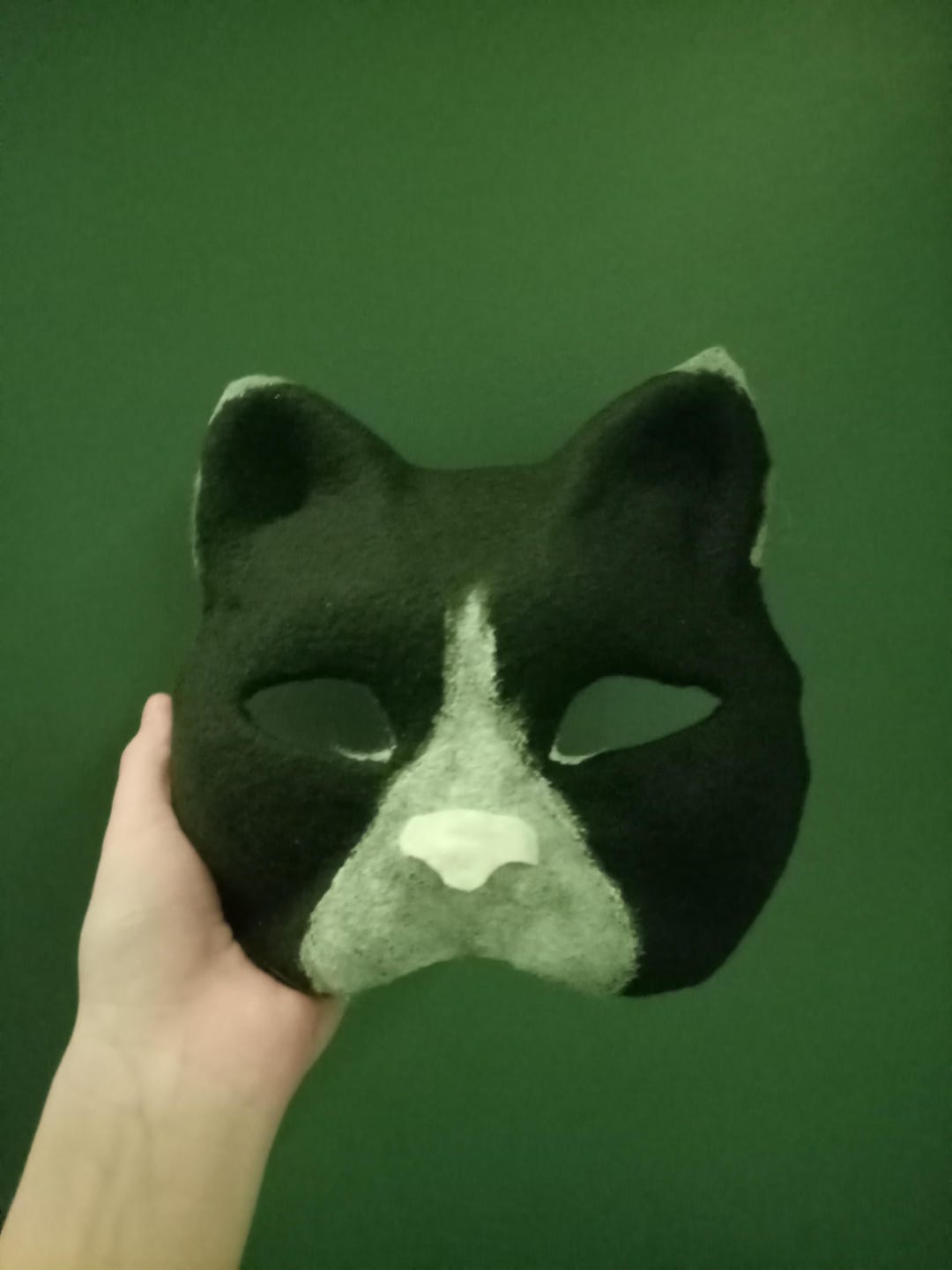 Therian/other Kind Mask. Tuxedo Cat! - Etsy
