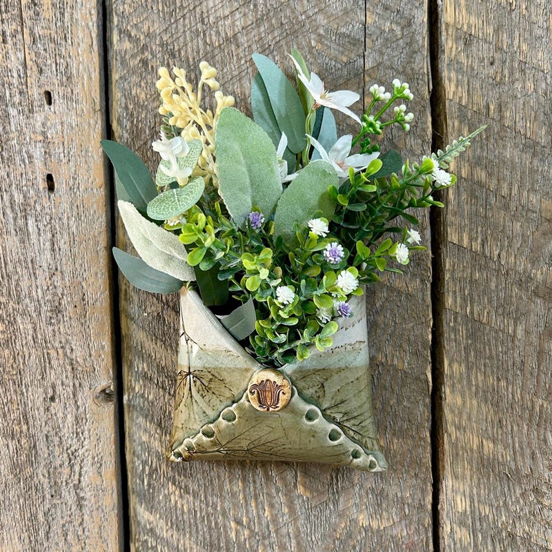 Pottery Wall Pocket - Etsy