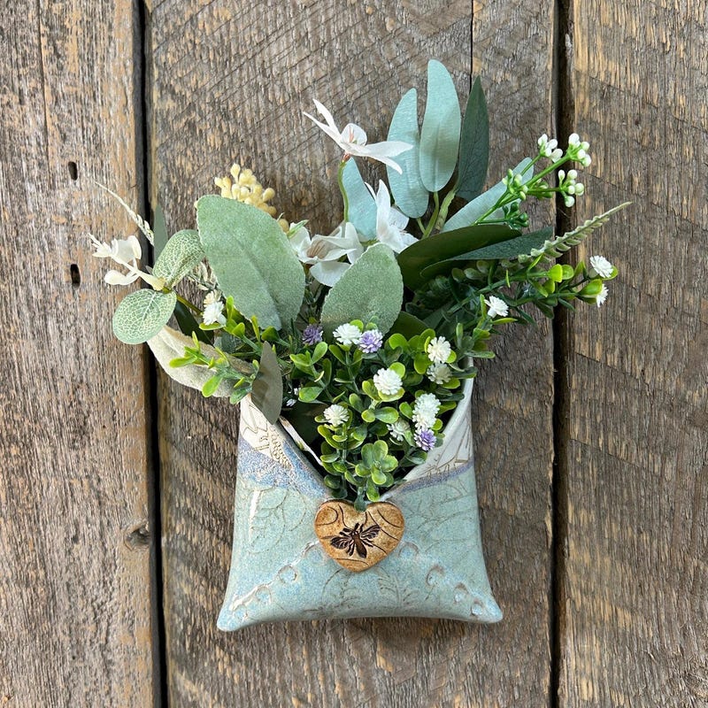 Pottery Wall Pocket - Etsy
