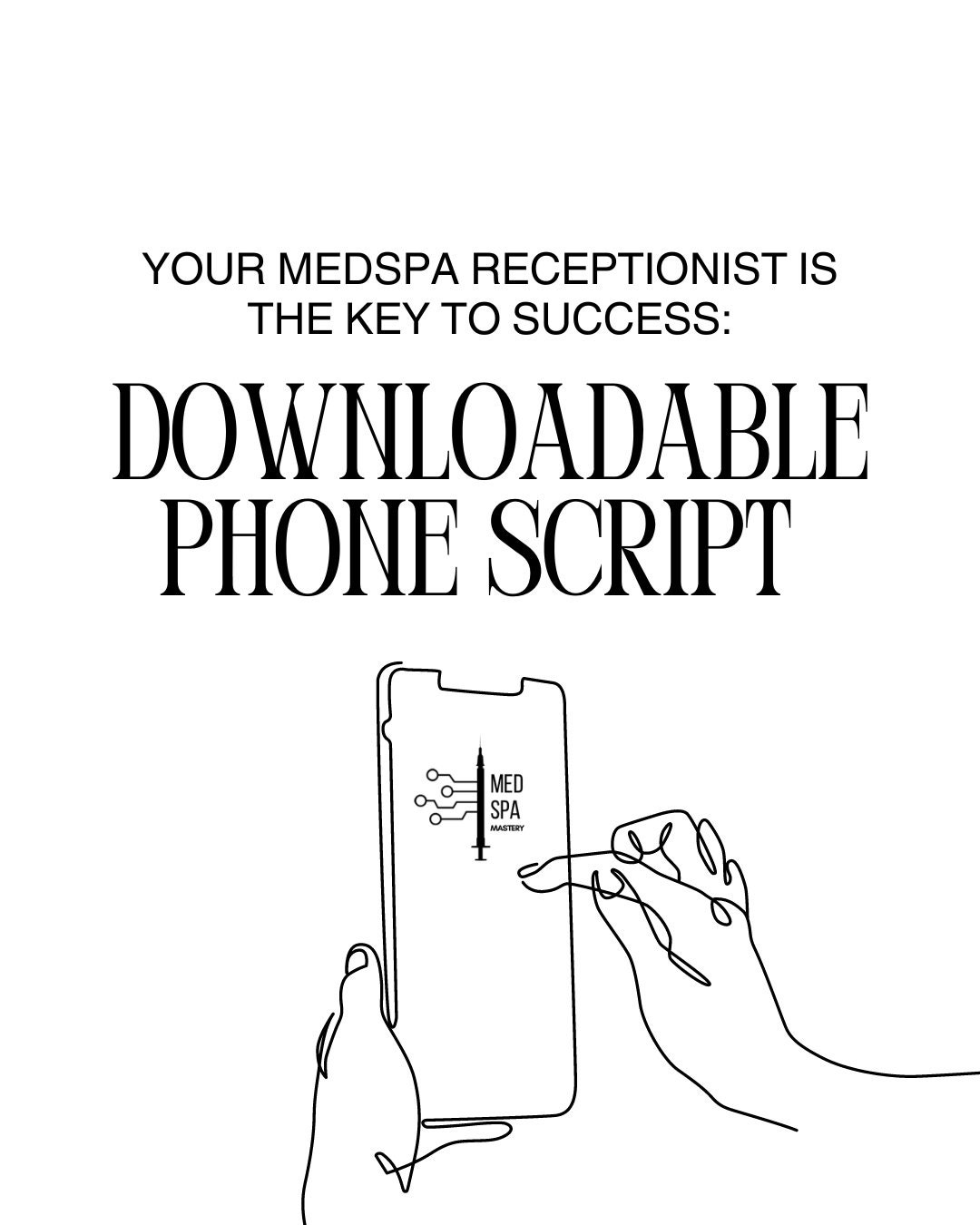 Phone Script for Reception: the Med Spa Mastery Report - Etsy