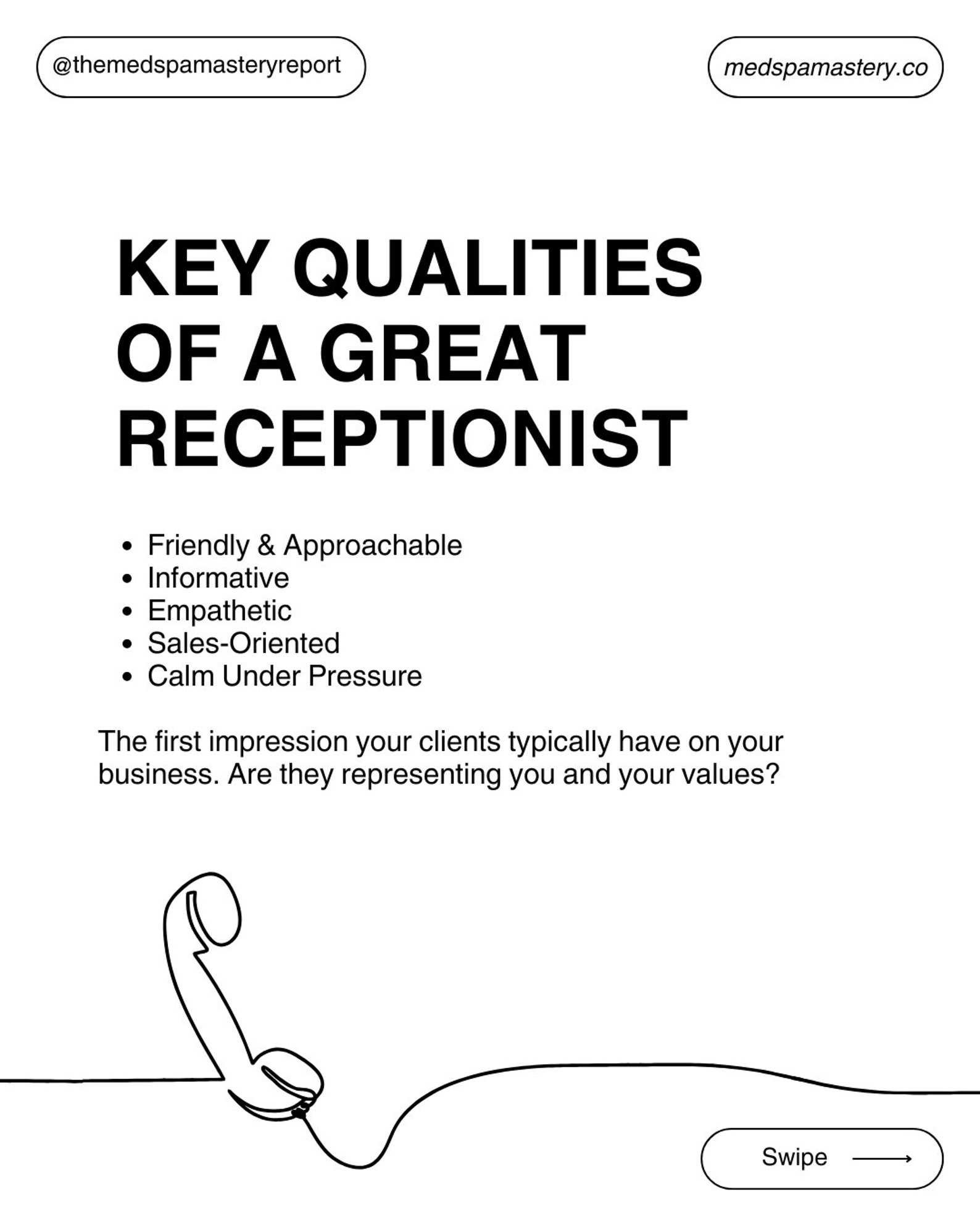 Phone Script for Reception: the Med Spa Mastery Report - Etsy