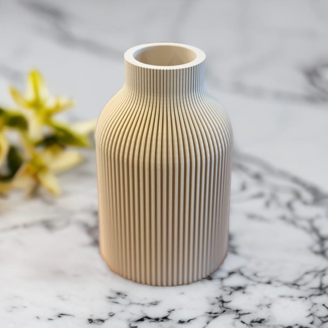 Unique Vase Modern Textured Vase for Dried Flowers | Matte Vases for ...