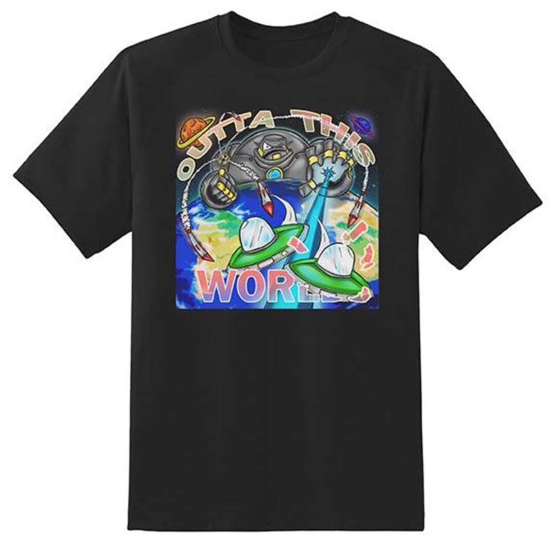 Outta This World, SYFY, Robot, Space Ship, Space, Graphic Shirt ...