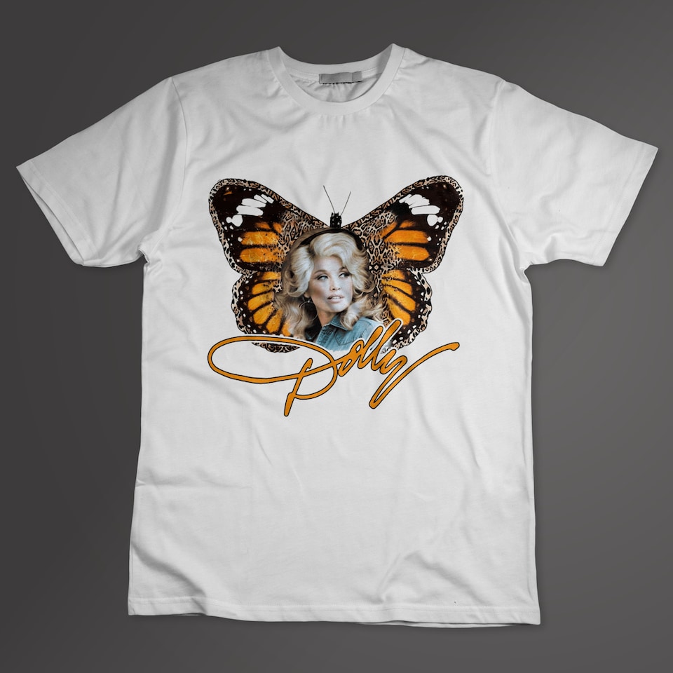 DOLLY PARTON BUTTERFly Shirt | Dolly Parton Vintage Shirt | Dolly ...