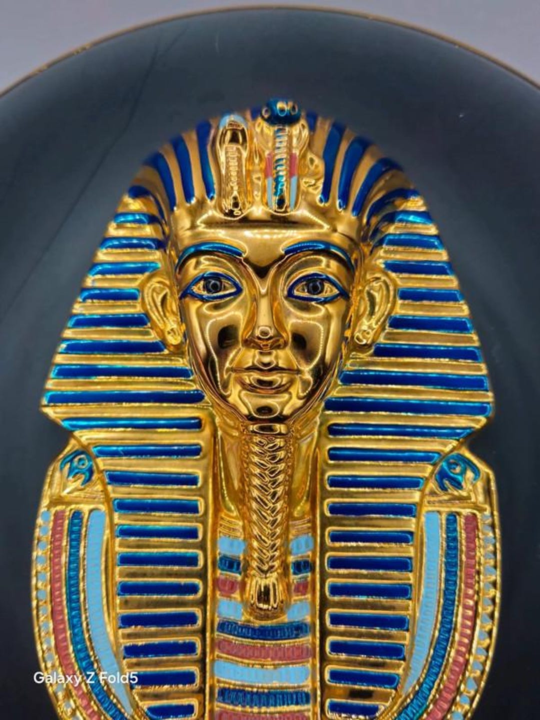 Osiris Porcelain Antiquity the Golden Mask of Tutankhamun 22-karat Gold ...