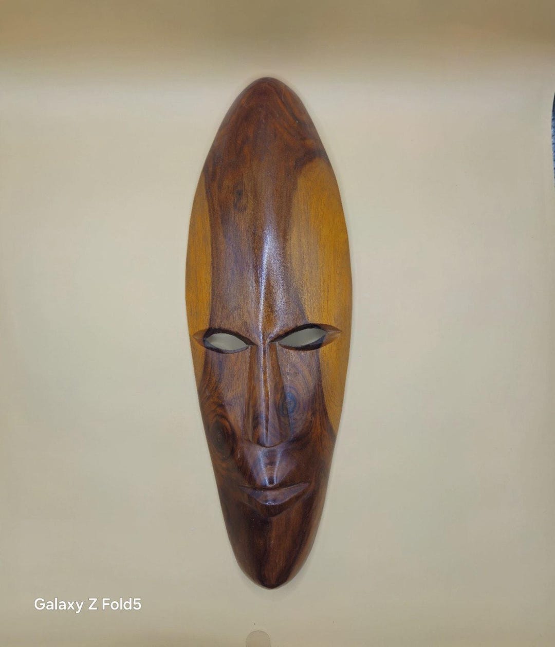 Vintage Fiji Hand-carved Mid-century Mask Wall Hanging, Rare ...