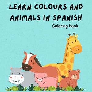 Children Learn Colors and Animals in Spanish in a Fun Way With This ...