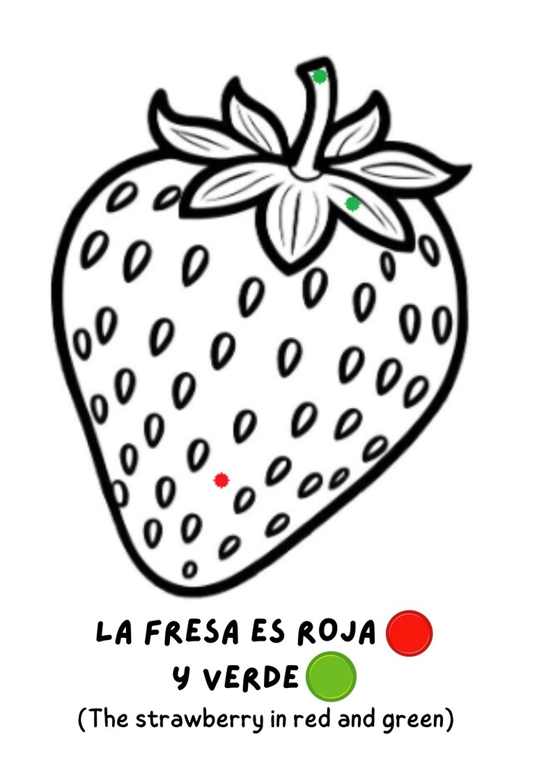Children Learn Colors and Fruits in Spanish in a Fun Way With This E ...