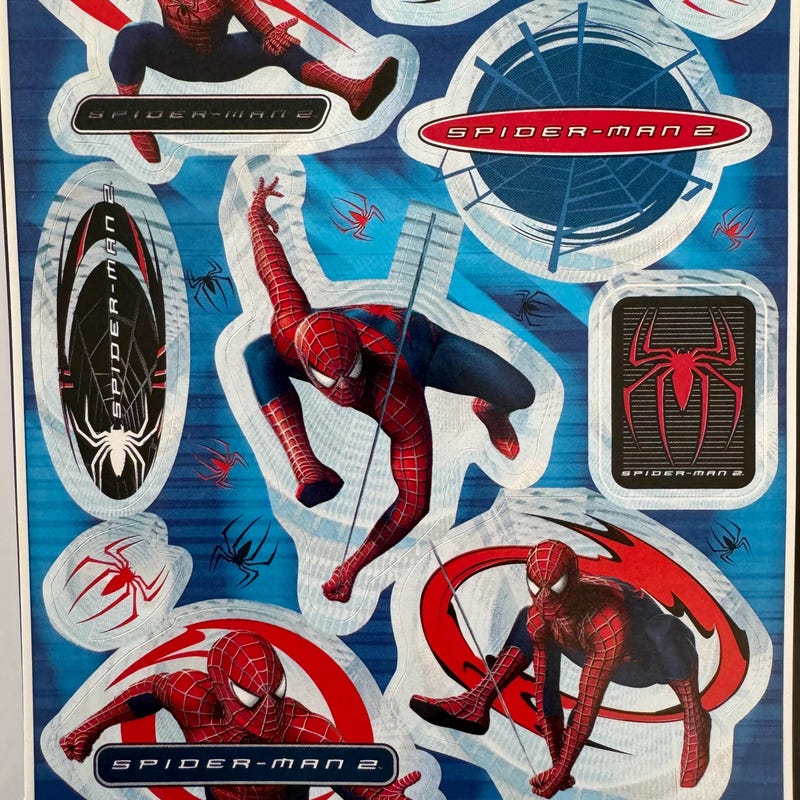 Spiderman Stickers - Etsy